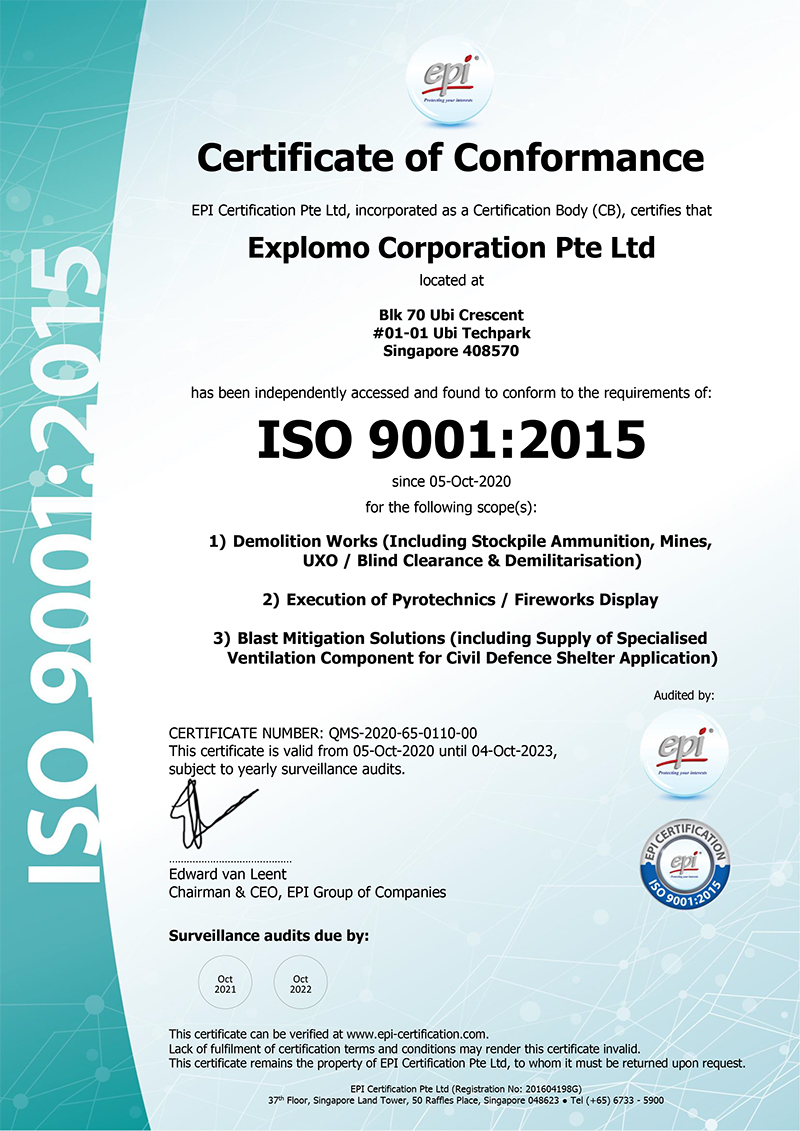 About Us | Explomo Corporation